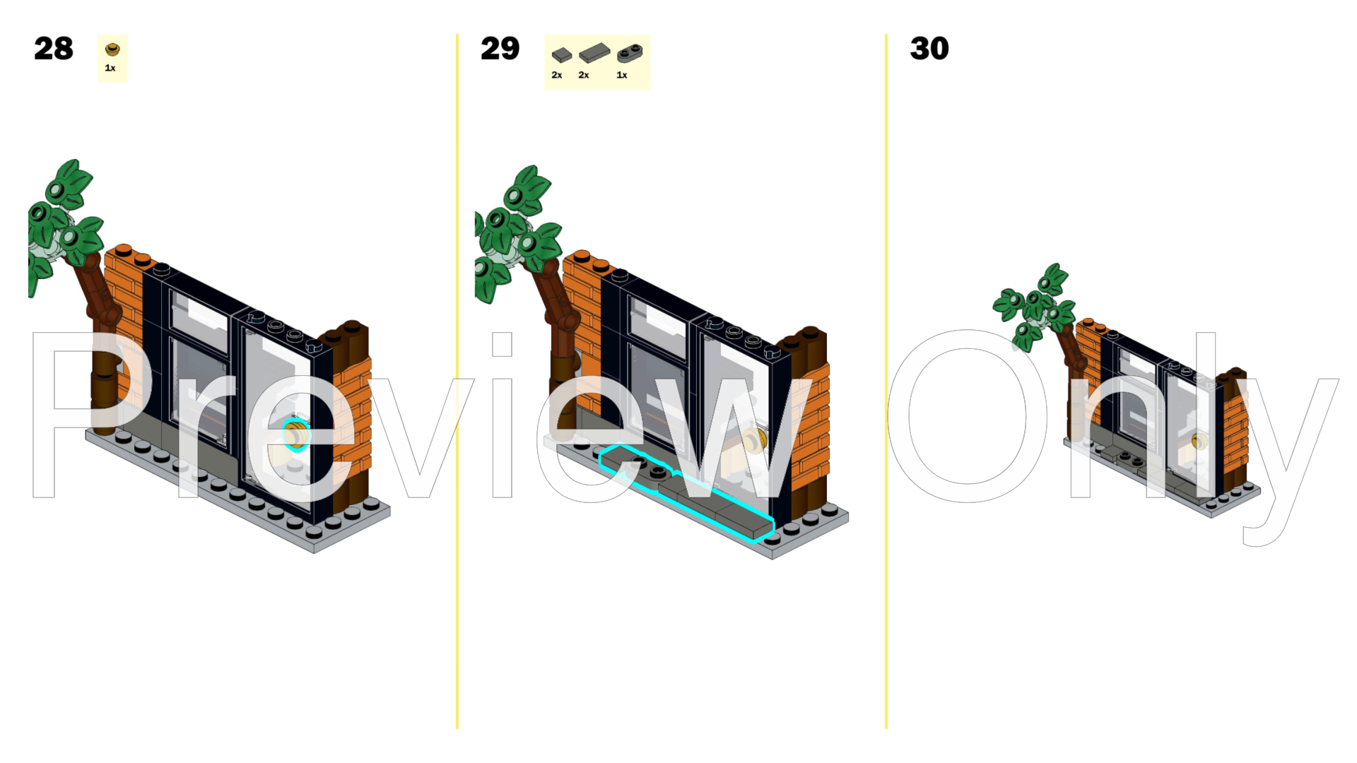 LEGO MOC Main Street Nook by The_Astral_J | Rebrickable - Build with LEGO