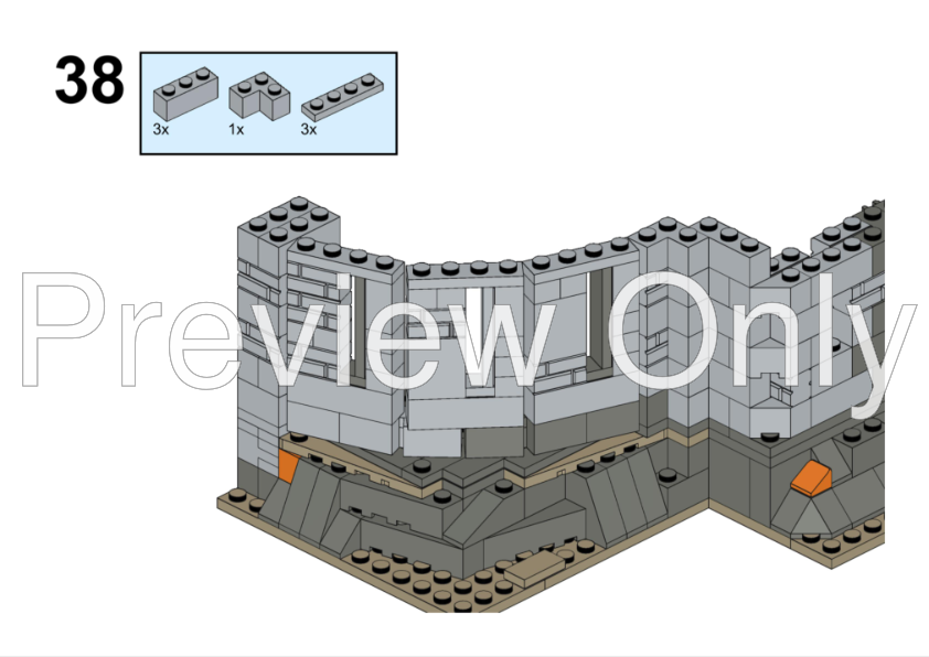 Lego Moc Helms Deep By Brixremix Rebrickable Build With Lego