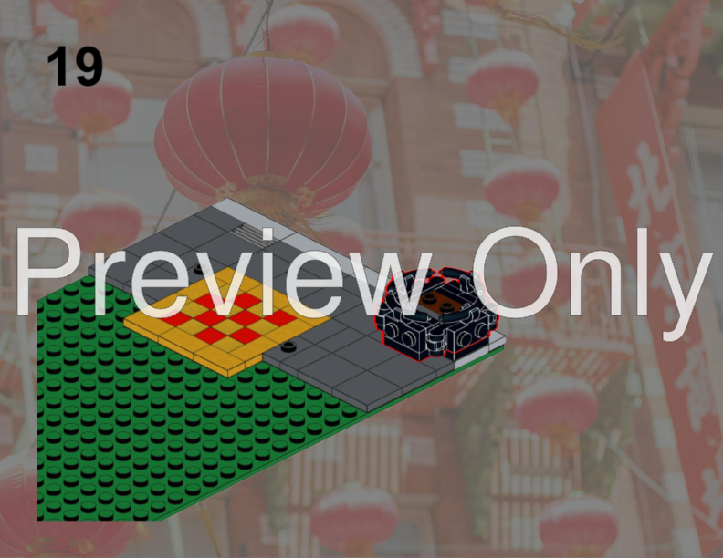 LEGO MOC Chinese Restaurant half modular by BrickStudioArchitect ...