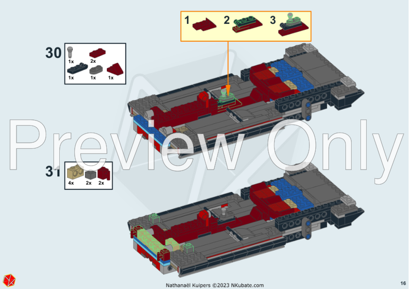 LEGO MOC 10304 Firebird by NKubate | Rebrickable - Build with LEGO