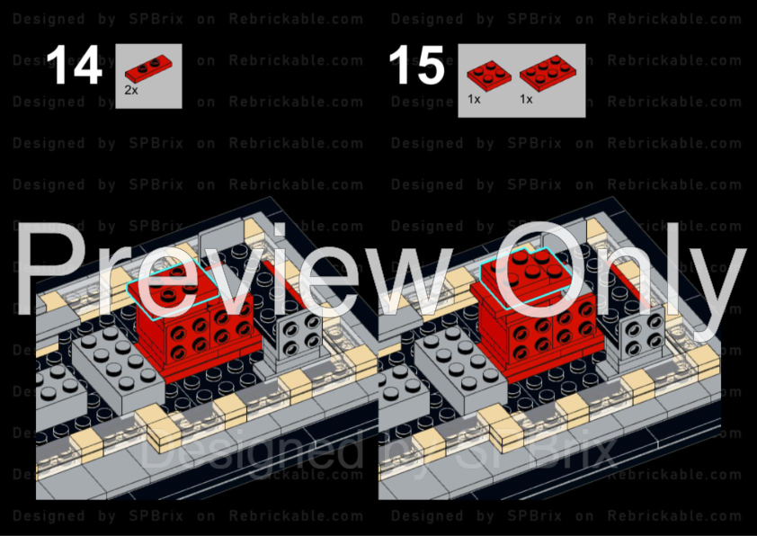 LEGO MOC One Penn Plaza 1:800 Scale (Penn 1) by SPBrix | Rebrickable ...