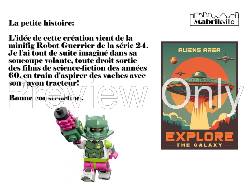 LEGO MOC UFO by Mabrikville | Rebrickable - Build with LEGO