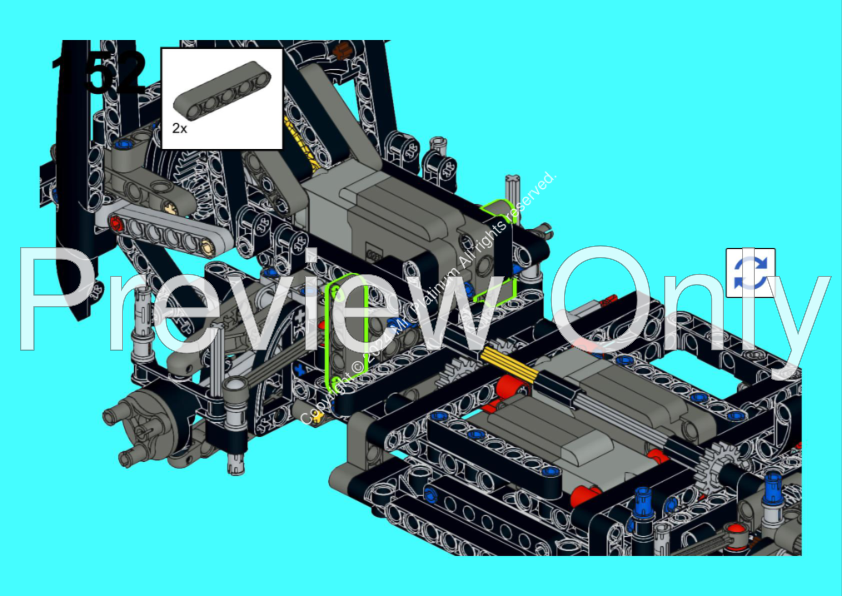 LEGO MOC 42160 Telehandler by Mr.Platinum | Rebrickable - Build with LEGO