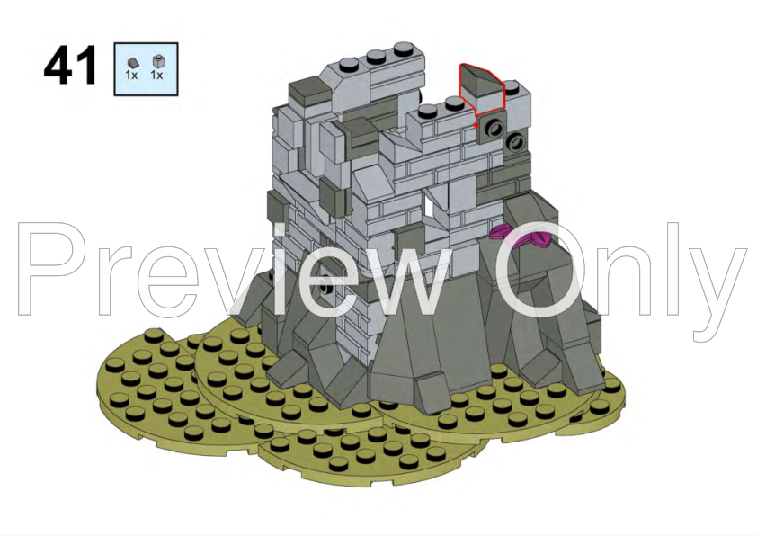 LEGO MOC Castle Watchtower Outpost by brick98989 | Rebrickable - Build ...
