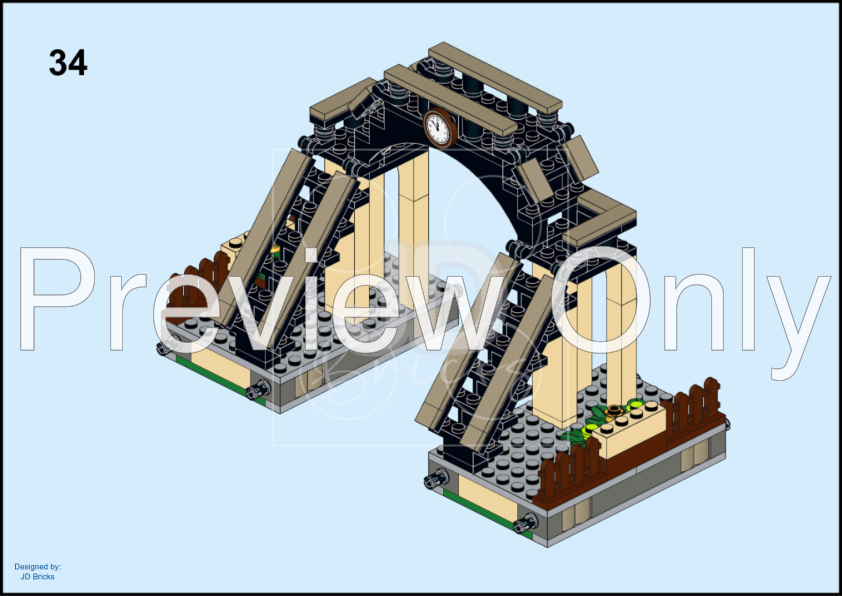 LEGO MOC Hogsmeade Station Massive Extension by JD Bricks | Rebrickable - Build with LEGO