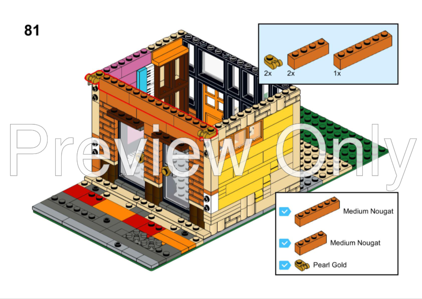 LEGO MOC Vinyl Store - Modification of Set 31141 by Brick Artisan | Rebrickable - Build with LEGO
