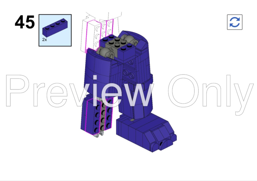 LEGO MOC Bonnie by EXCALIBURtheONE | Rebrickable - Build with LEGO