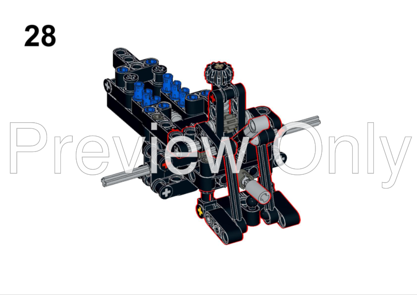 LEGO MOC Steyr Terrus tractor by falconluan | Rebrickable - Build with LEGO