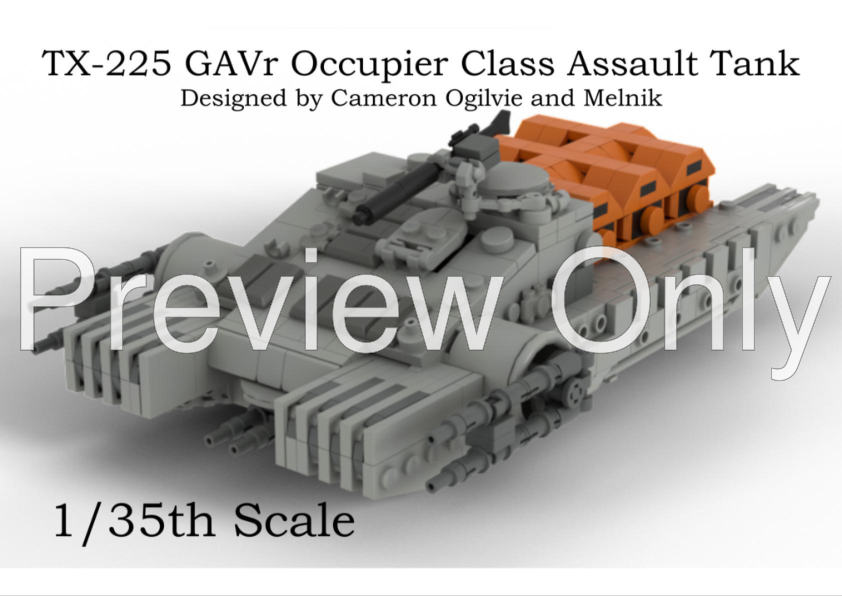 LEGO MOC TX-225 GAVr Occupier Class Assault Tank by LtColVandeleur ...