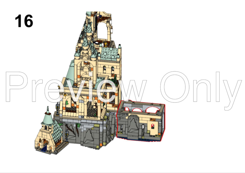 LEGO MOC-157358 HP Modular - Dumbledore's Office Rework - Great Tower 4 ...