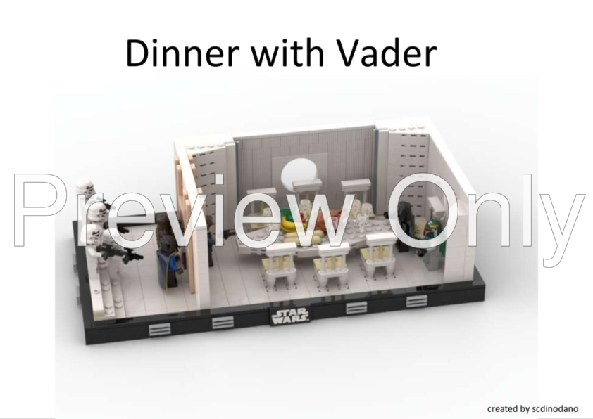 LEGO MOC Dinner with Vader by scdinodano | Rebrickable - Build with LEGO