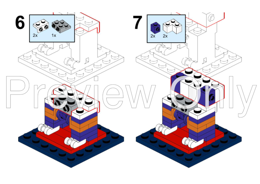 LEGO MOC Mirko - My Hero Academia BrickHeadz by NinjaChips20 ...