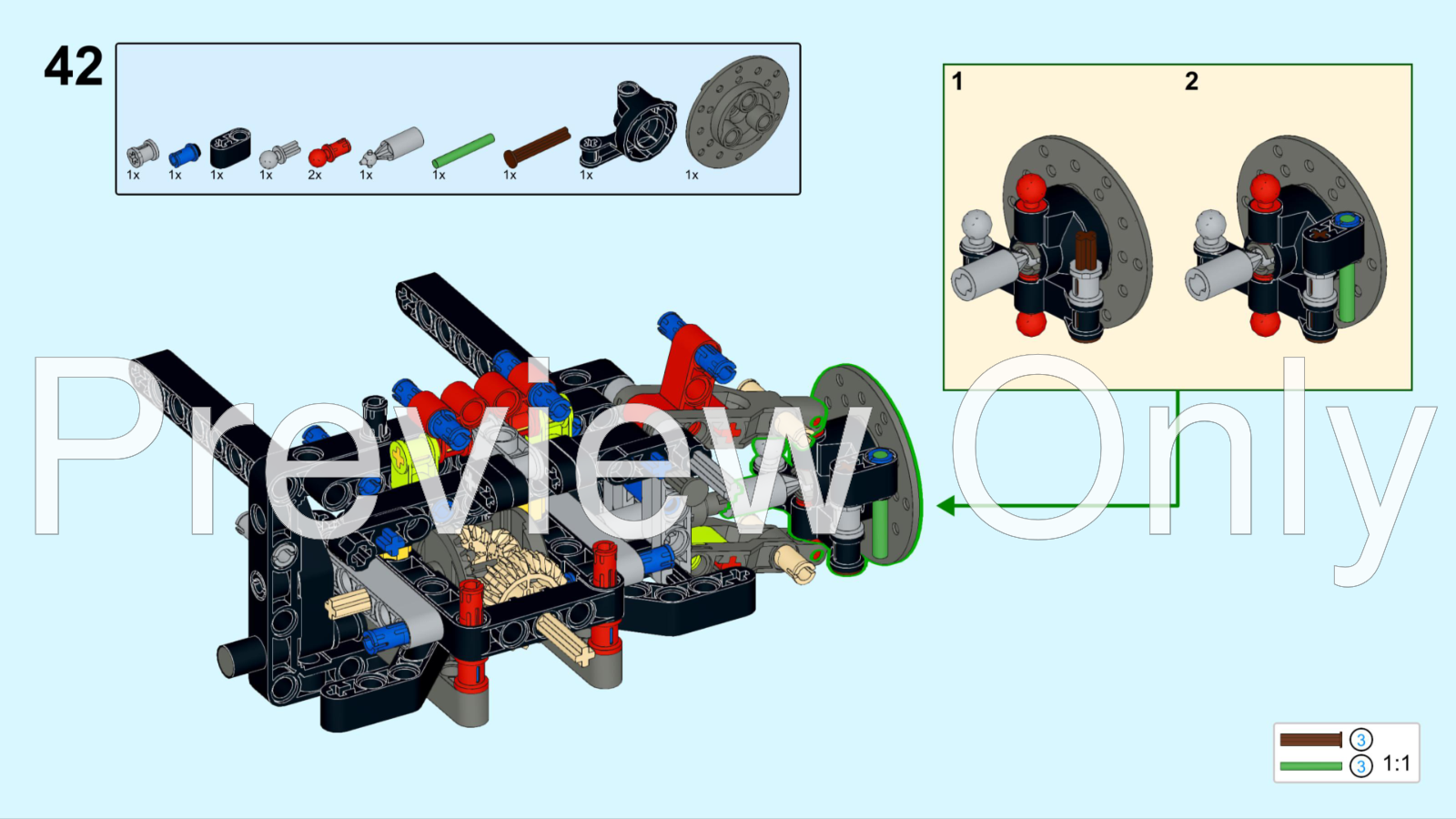 LEGO MOC Dodge Challenger PF motorized by tonych | Rebrickable - Build ...