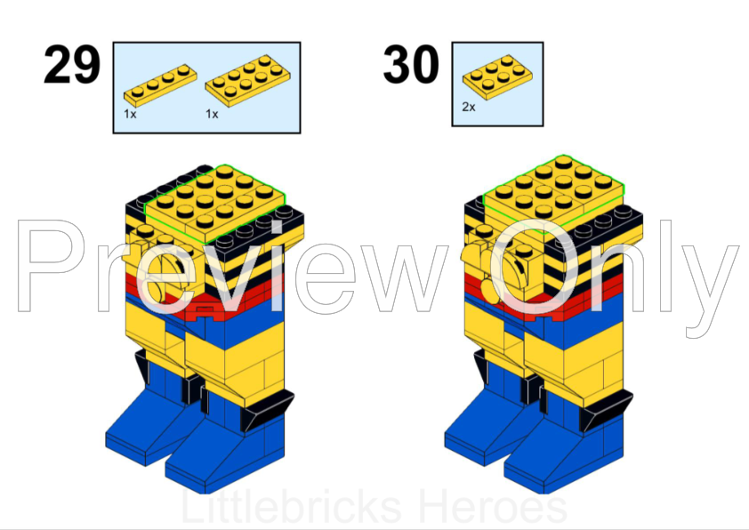Lego Moc Wolverine Lego Figure By Littlebricksheroes Rebrickable