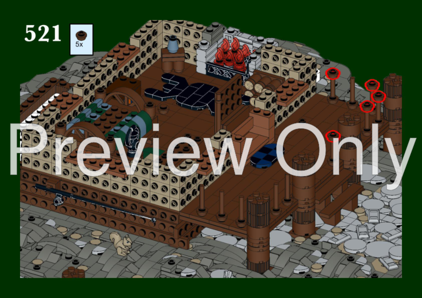Lego Moc Montana Log Cabin By Soffer Rebrickable Build With Lego