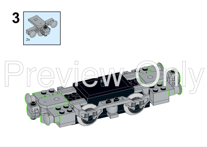 LEGO MOC Mini Santa Fe Super Chief (whole train) by Basti2 ...