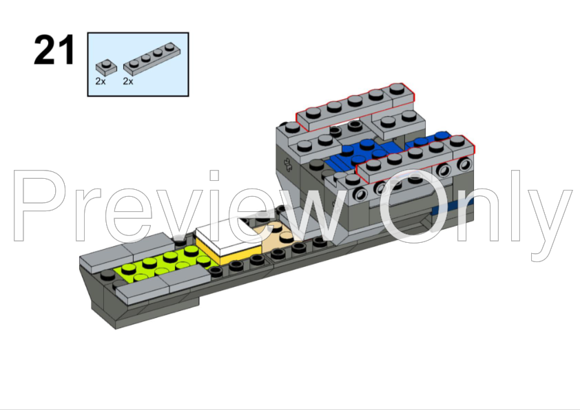 LEGO MOC 75316 Alternate - Bo-Katan E wing by tgbdz | Rebrickable ...