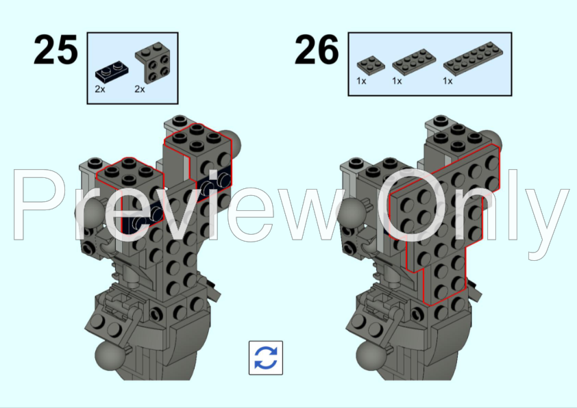 LEGO MOC ZF-23 Mech Frame by christio01 | Rebrickable - Build with LEGO