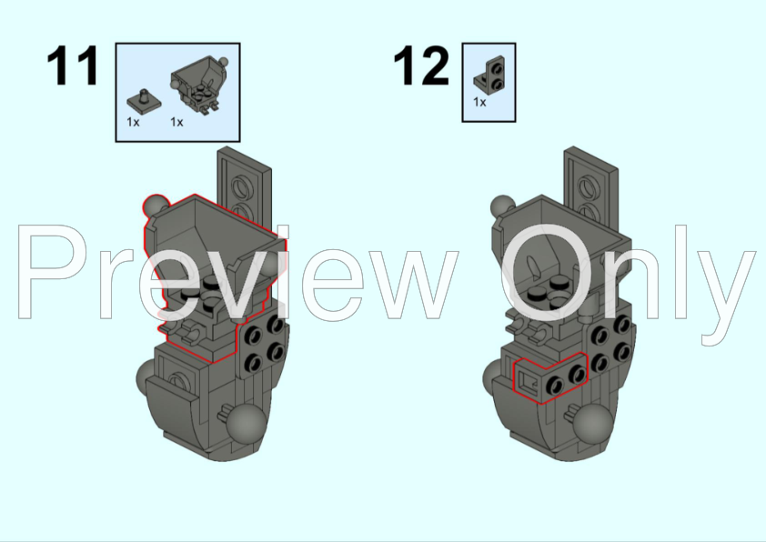 LEGO MOC ZF-23 Mech Frame by christio01 | Rebrickable - Build with LEGO