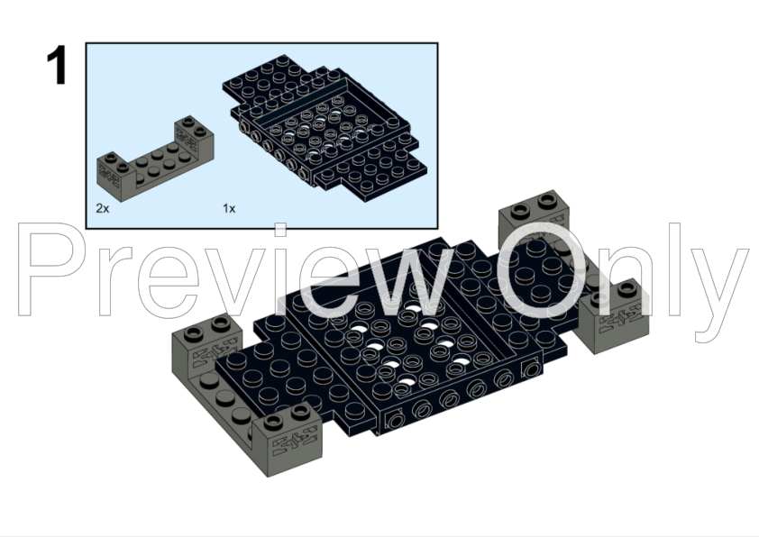 LEGO MOC 76912 Camaro Restomod by KMPMOCS | Rebrickable - Build with LEGO