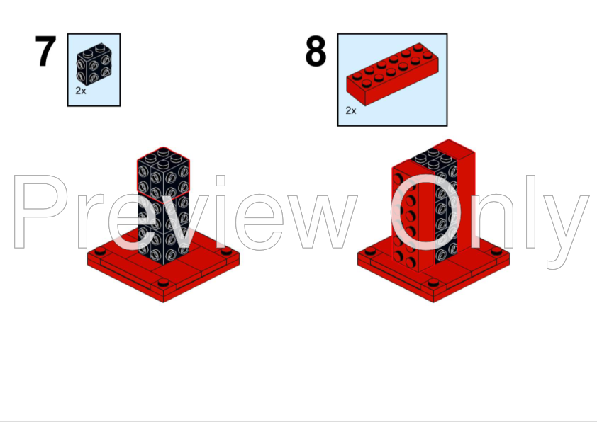 LEGO MOC Hanukkah Dreidel by Ner57 | Rebrickable - Build with LEGO