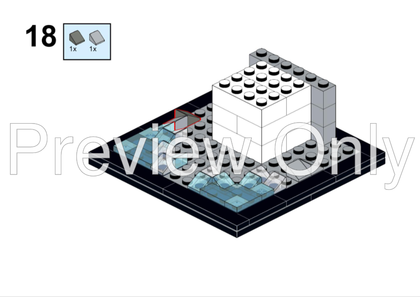 LEGO MOC Rock view diorama by LucSoleBricks | Rebrickable - Build with LEGO