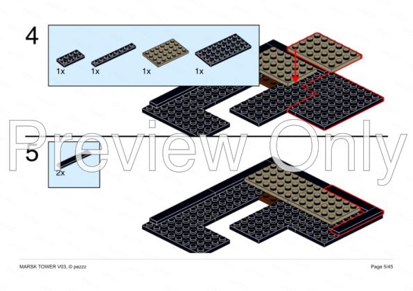 LEGO MOC Marsk Tower by pezzz | Rebrickable - Build with LEGO