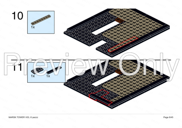 LEGO MOC Marsk Tower by pezzz | Rebrickable - Build with LEGO