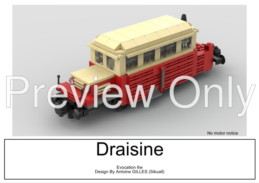 LEGO MOC Draisine SNCF RED (Motored and unmotered) by Antoine Gilles ...