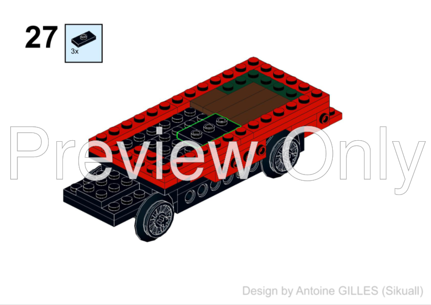 LEGO MOC Draisine SNCF RED (Motored and unmotered) by Antoine Gilles ...