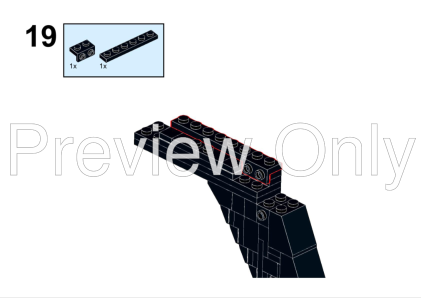 LEGO MOC Electric guitar——Gibson Flying V by lailao | Rebrickable ...