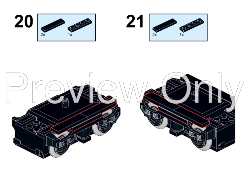 Lego Moc Us Heavy Diesel Locomotive By Handers Rebrickable Build