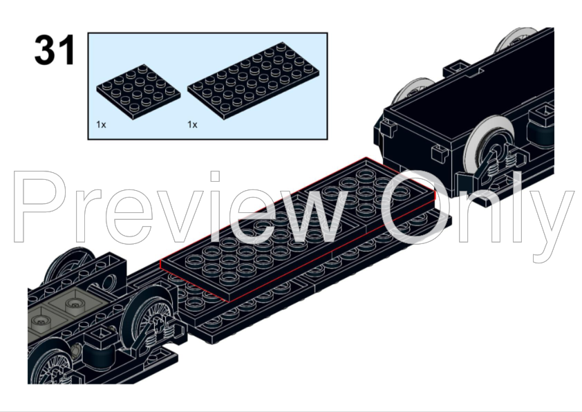 LEGO MOC US Heavy Diesel Locomotive by Handers | Rebrickable - Build ...
