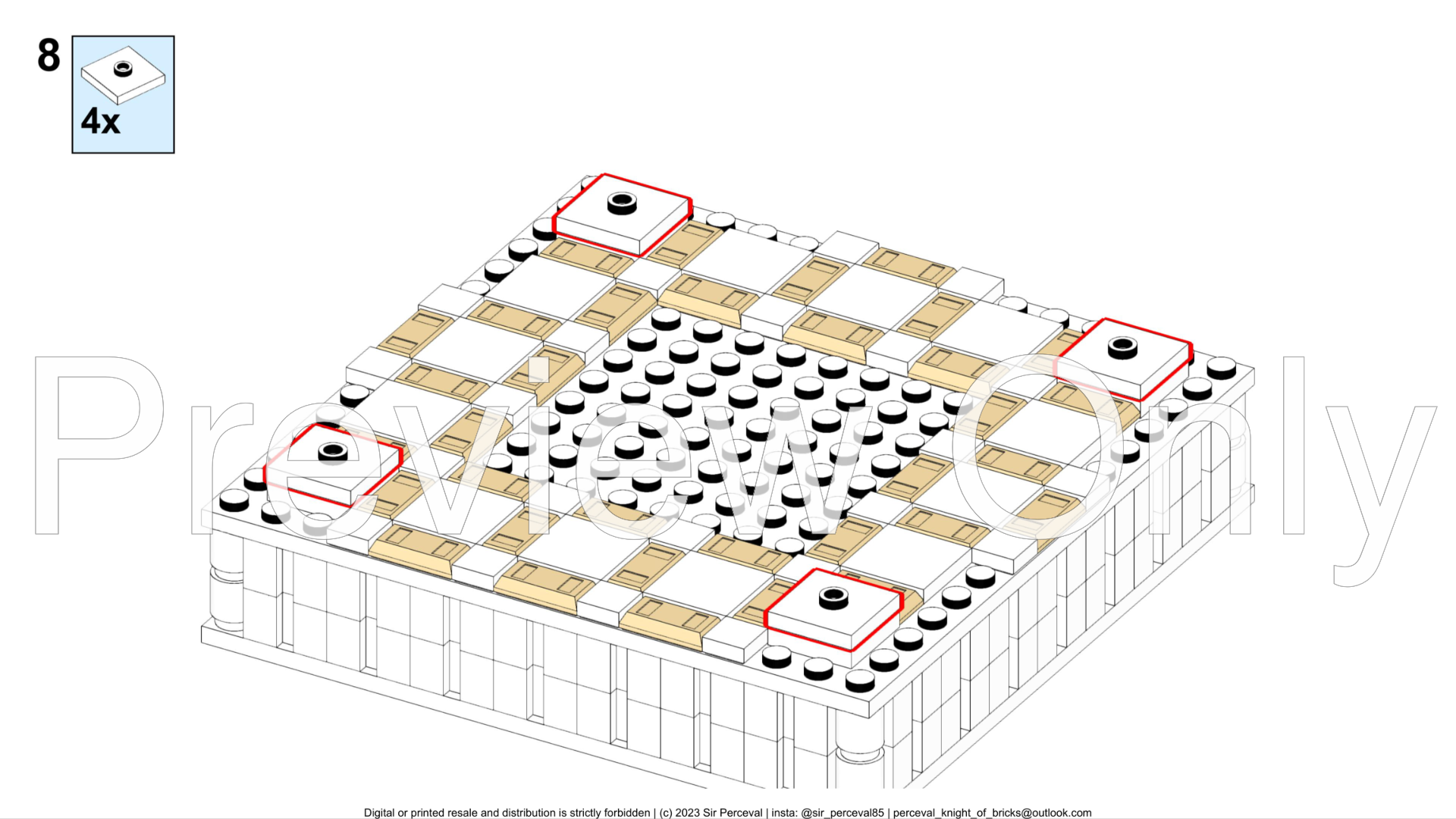 LEGO MOC Roman Ancient Atrium by Sir Perceval | Rebrickable - Build ...