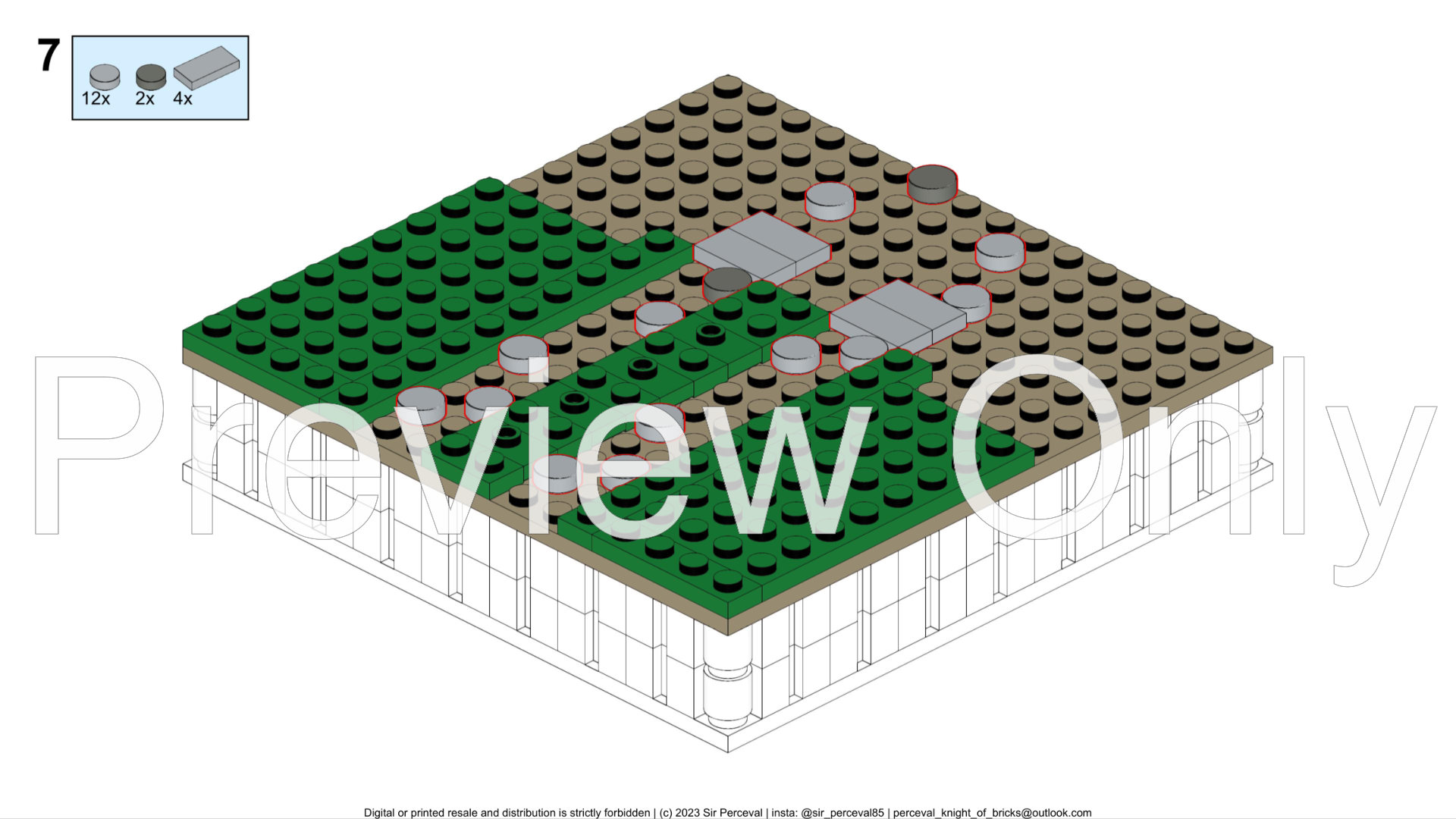 LEGO MOC Small Roman Ancient Gate by Sir Perceval | Rebrickable - Build ...