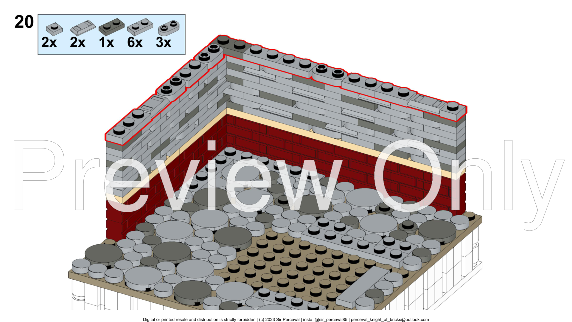 LEGO MOC Roman Ancient Insula by Sir Perceval | Rebrickable - Build ...
