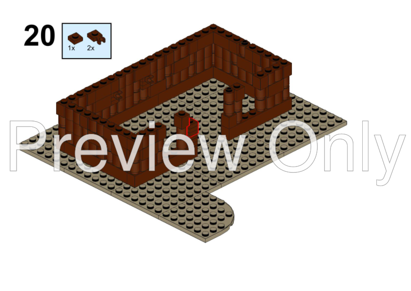 Lego Moc Viking Hut By Themocdude Rebrickable Build With Lego