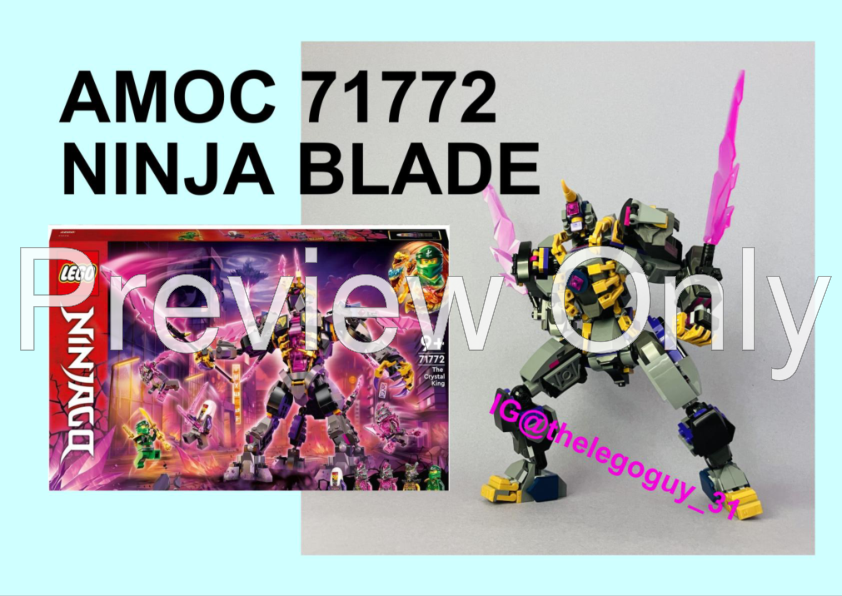 LEGO MOC-158306 AMOC 71772 - Ninja Blade by TheLegoGuy31 | Rebrickable ...