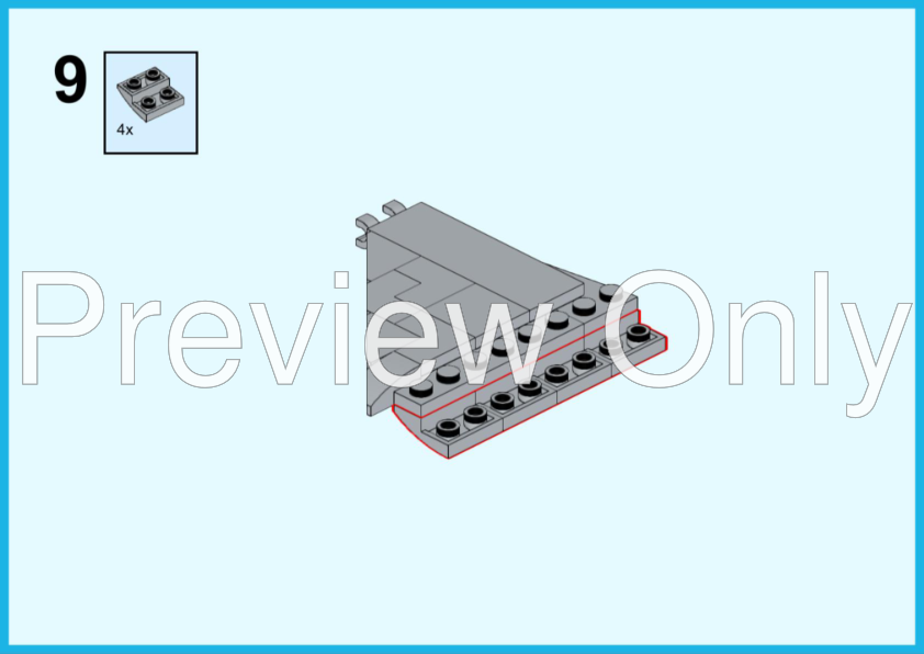 LEGO MOC Rafale (1/72 scale) by abracada_brick | Rebrickable - Build ...