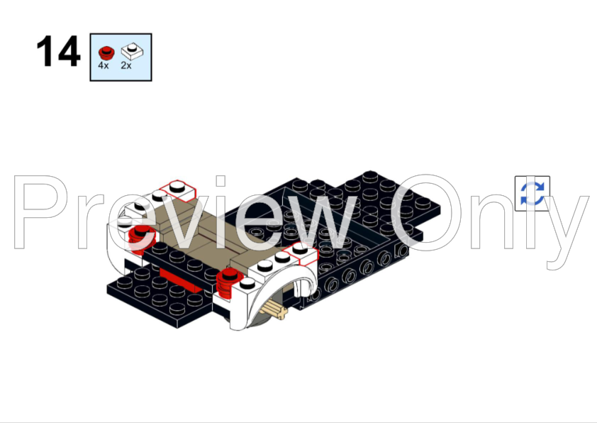 LEGO MOC C4 Corvette convertible 1990 by giert | Rebrickable - Build ...