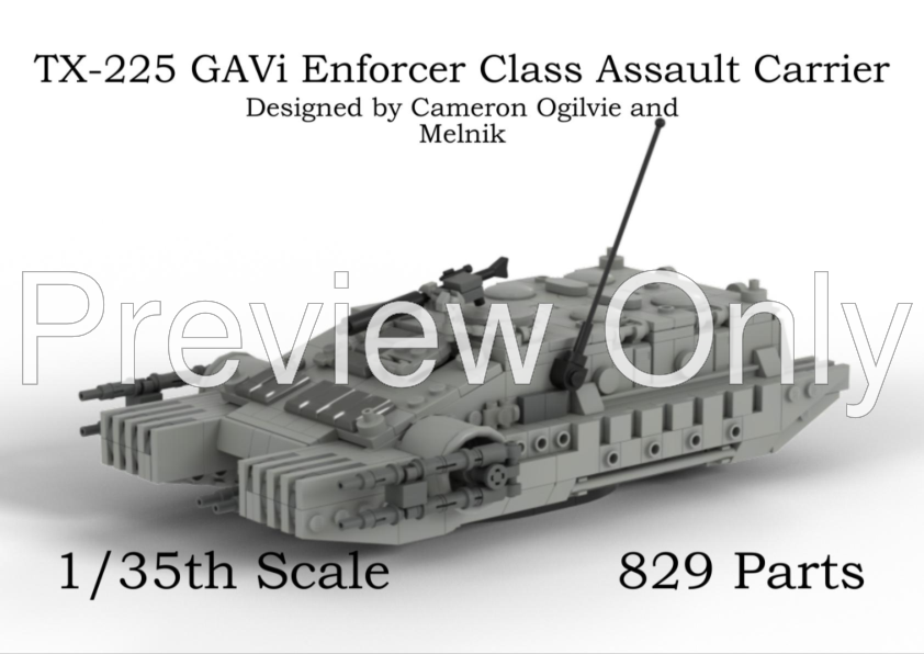 LEGO MOC TX-225 GAVi Enforcer Class Assault Carrier by LtColVandeleur ...