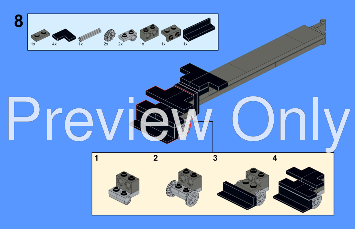 LEGO MOC Erie Class P1 2-8-8-8-2 Triplex Locomotive 1/87 HO scale by ...