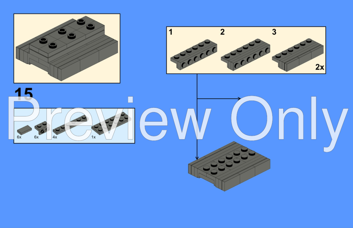 LEGO MOC GE GTEL 1st Gen Union Pacific Gas Turbine Locomotive Pocket ...