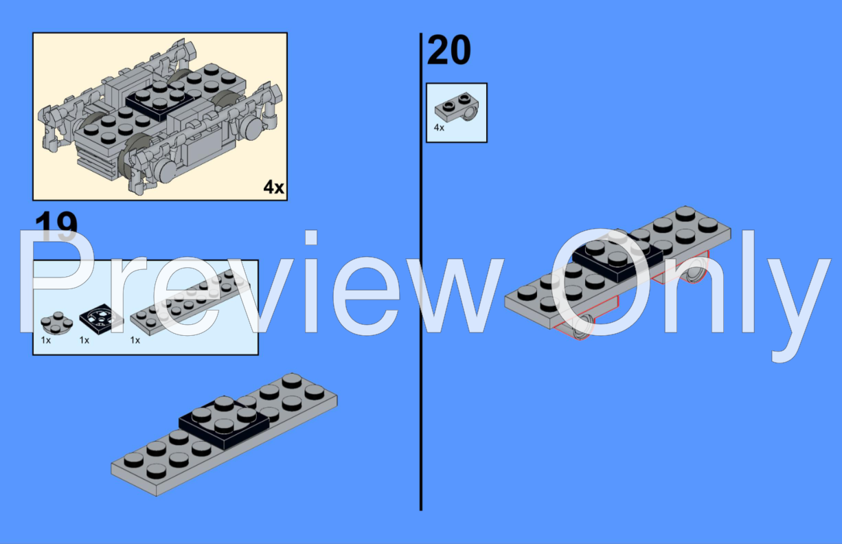 LEGO MOC GE GTEL 1st Gen Union Pacific Gas Turbine Locomotive Pocket ...