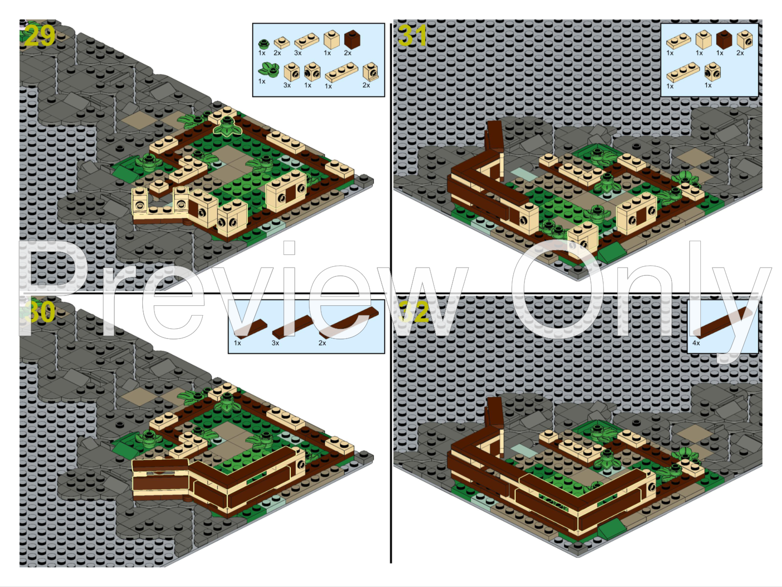 LEGO MOC-158547 Bree - Dunedain Statue by Rogdush | Rebrickable - Build ...