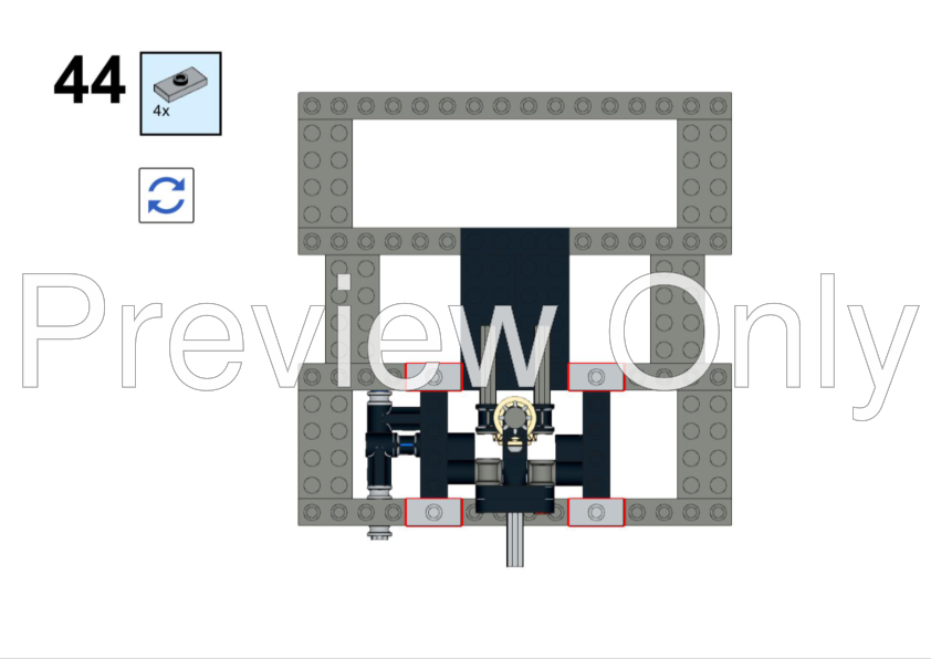 LEGO MOC Imperial Destroyer with rotating AT-AT foot stand by ...