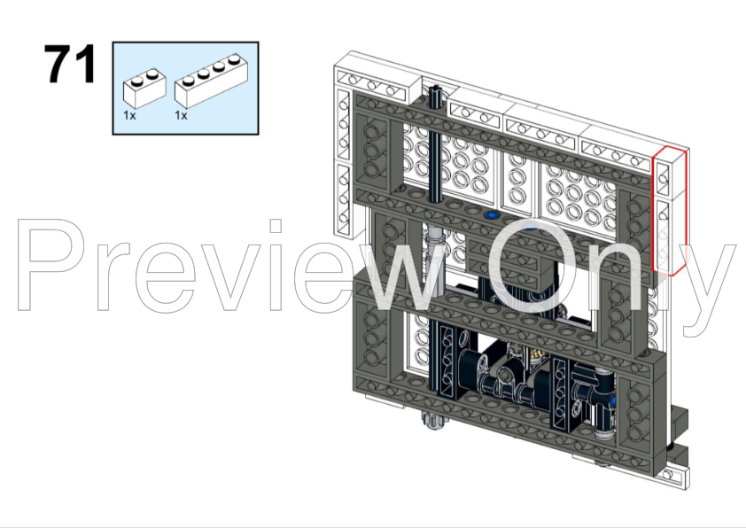 LEGO MOC Imperial Destroyer with rotating AT-AT foot stand by ...