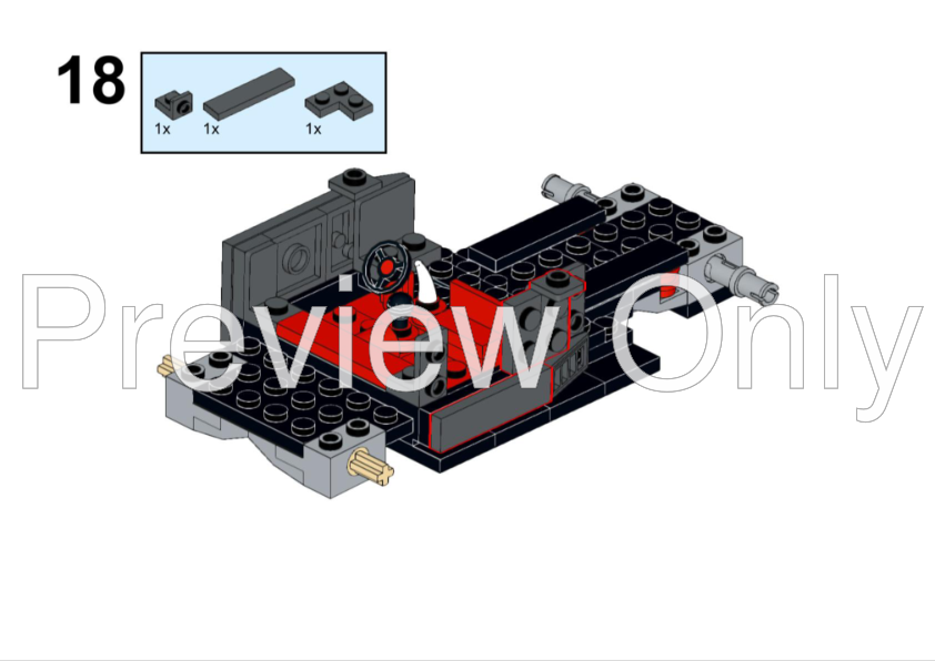 LEGO MOC 1932 Ford Coupe Hot Rod by toms8wides | Rebrickable - Build ...