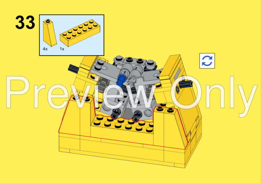 Lego Moc Classic Space Upscale Spaceman Astronaut Minifigure In Yellow