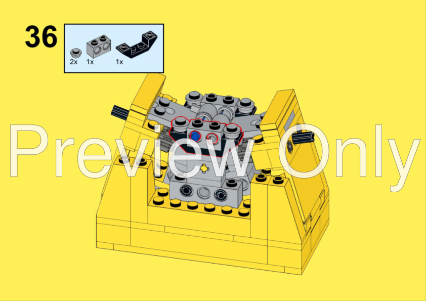 LEGO MOC Classic Space: Upscale Spaceman Astronaut Minifigure in YELLOW ...